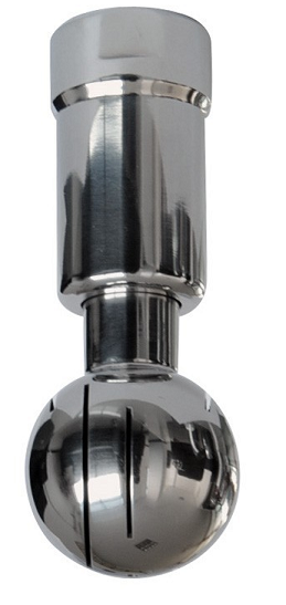 1 1/2" Pin and Clip Style Rotary Spray Ball (Slotted) — Texas Process ...