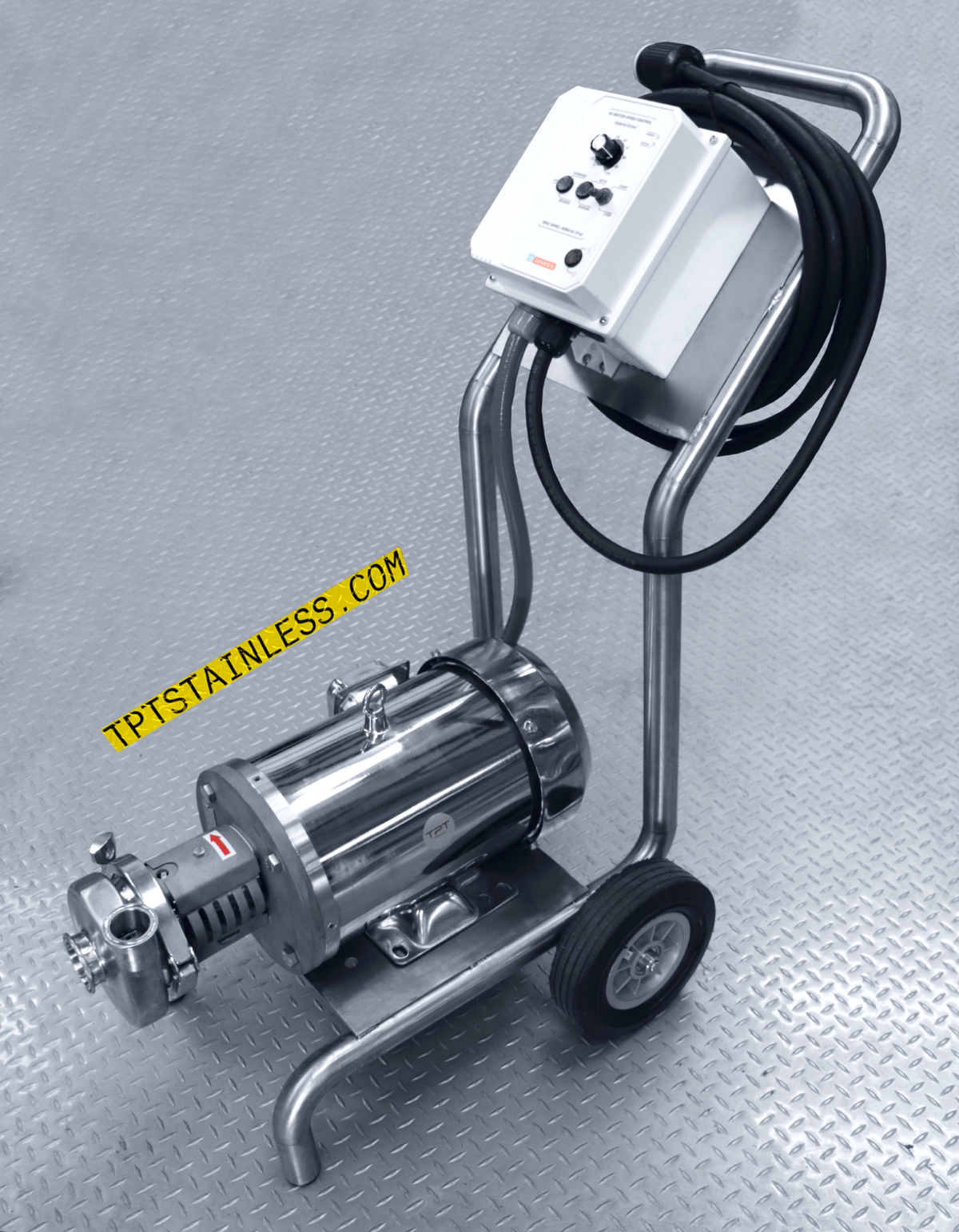 High Shear Mixer Heavy Duty Pump Cart — Texas Process Technologies