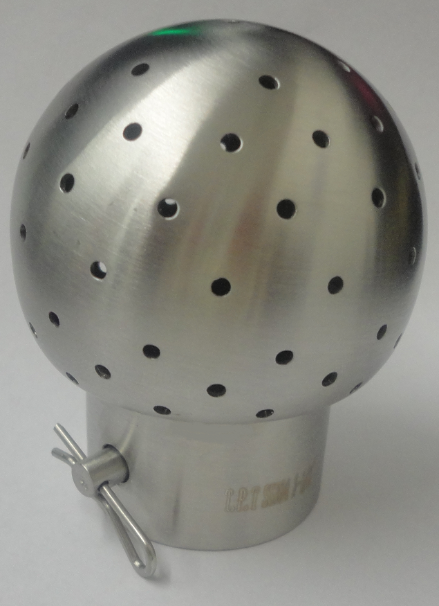 1 1/2" Pin and Clip Fixed 360° Spray Ball — Texas Process Technologies